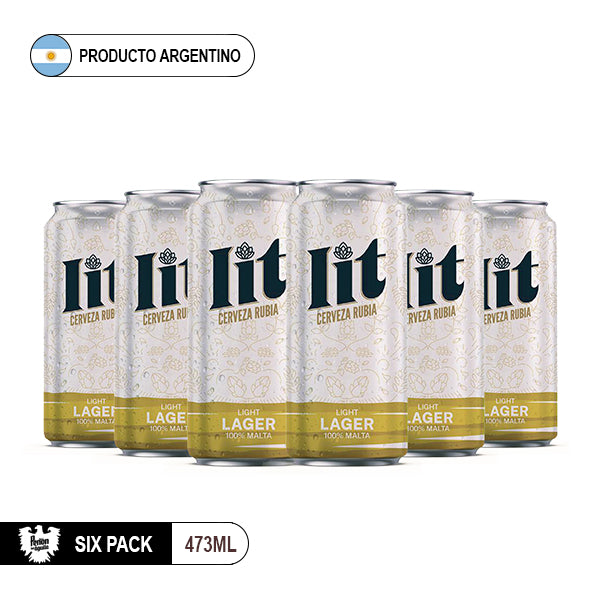 Six Pack Cervevza Lit Light Lager - Cerveza Rubia – Rincon Argentino